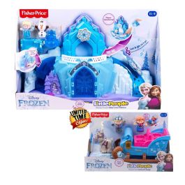 Little People Disney Frozen Elsa's Ice Palace & Kristoff's Sleigh | Toy ...
